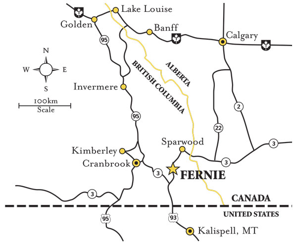 Maps - Fernie RV Resort