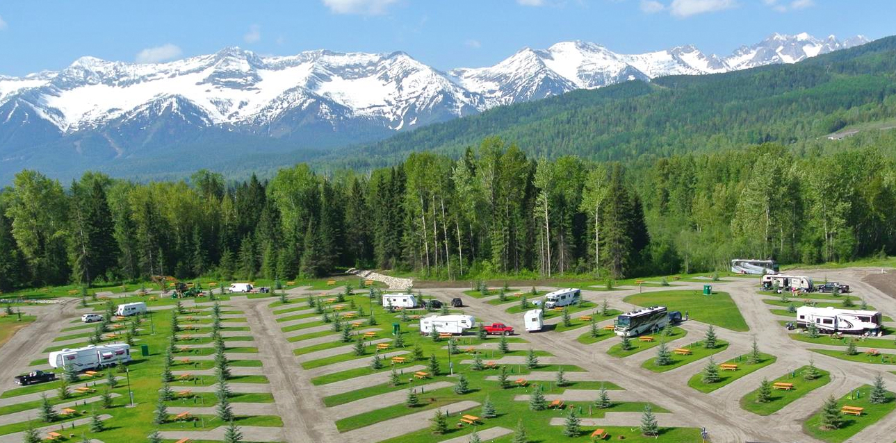 FRVR Offers Economy Sites - Fernie RV Resort