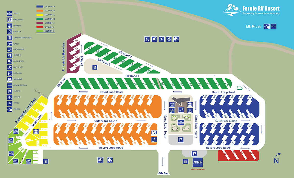Maps - Fernie RV Resort